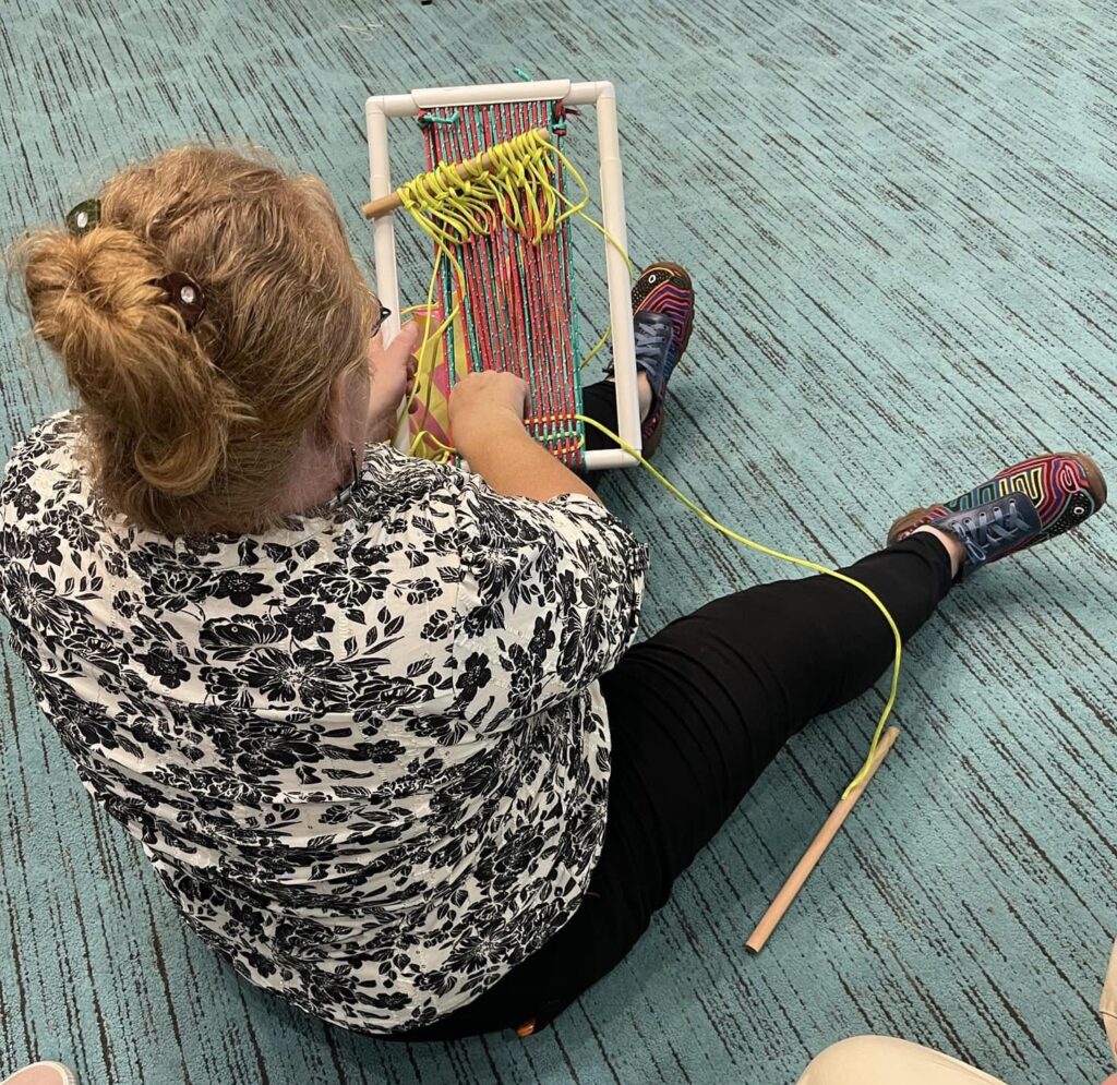 Weaving on Ethnic Looms at Fiber Guild Meeting - Space Coast Living ...