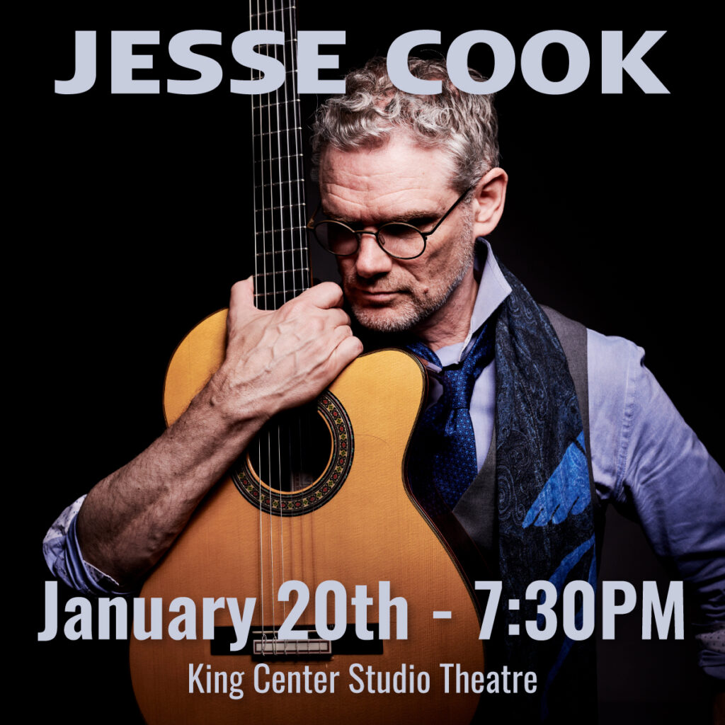 JESSE COOK IN CONCERT at The King Center Studio Theater - Space Coast ...