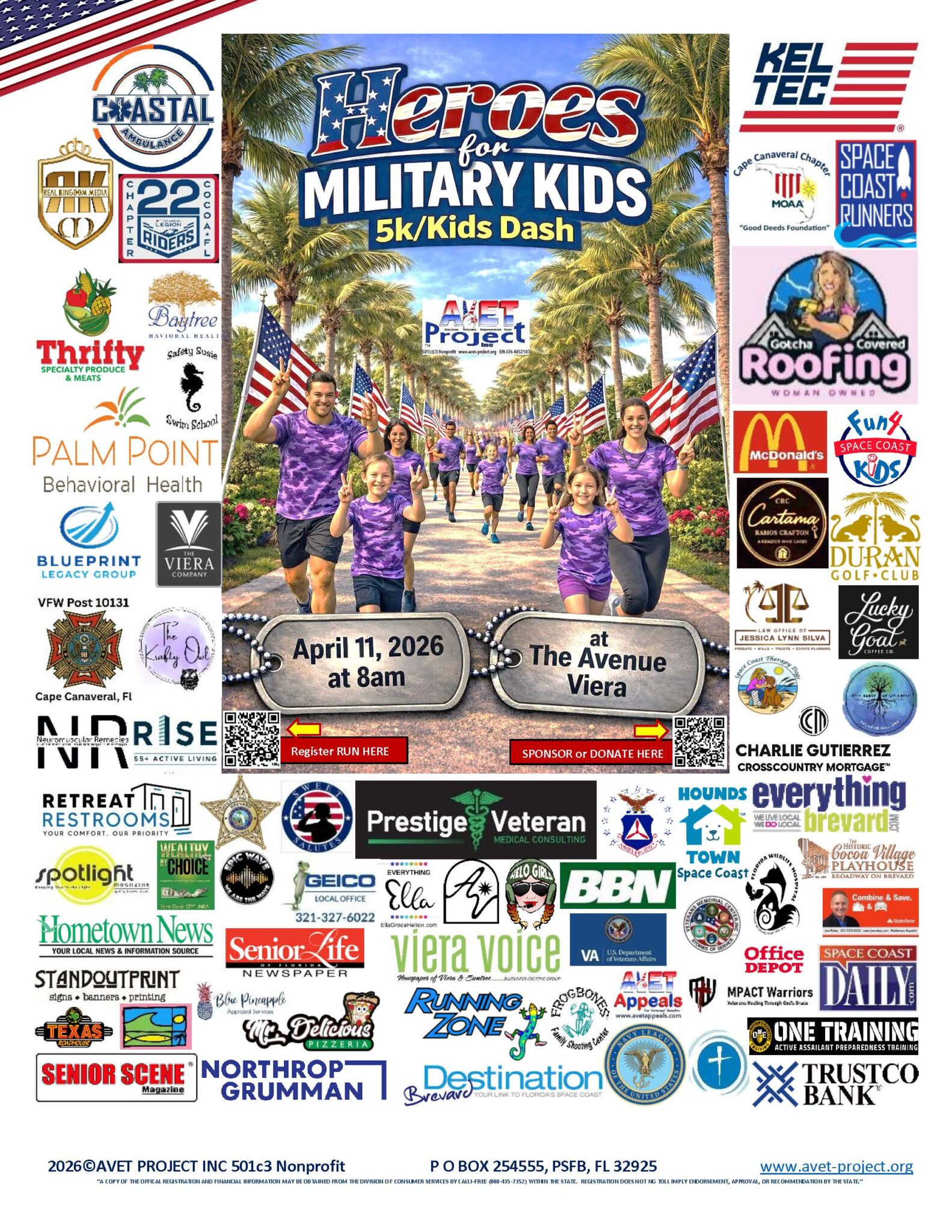 Heroes for Military Kids 5K/Kids Dash - Space Coast Living Magazine